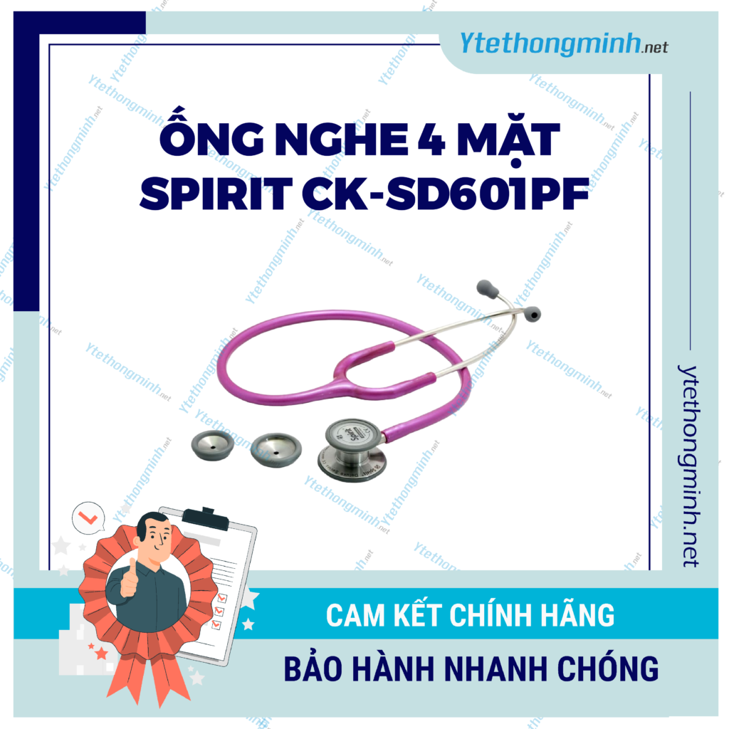 Ống nghe y tế 4 mặt Spirit CK - SD601PF review - Thuốc